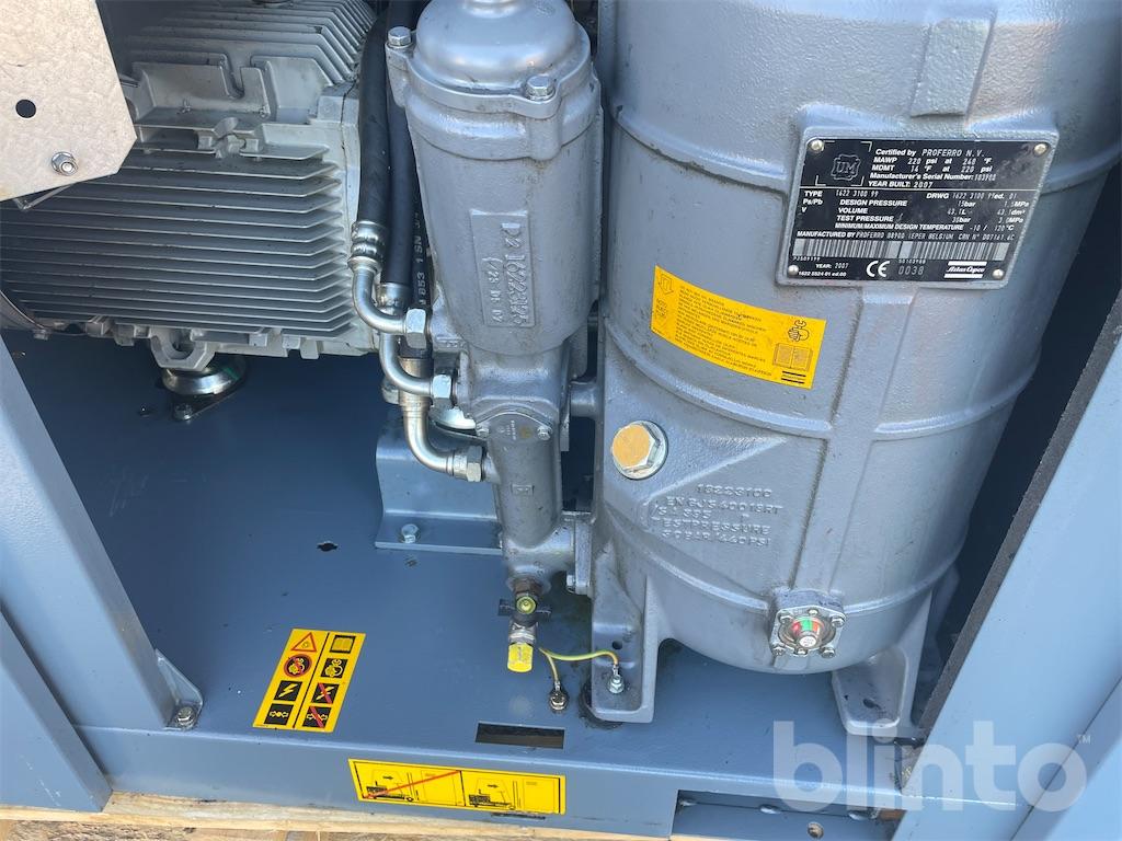 Skruvkompressor - Atlas Copco GA45 VSD FF | Blinto auktioner