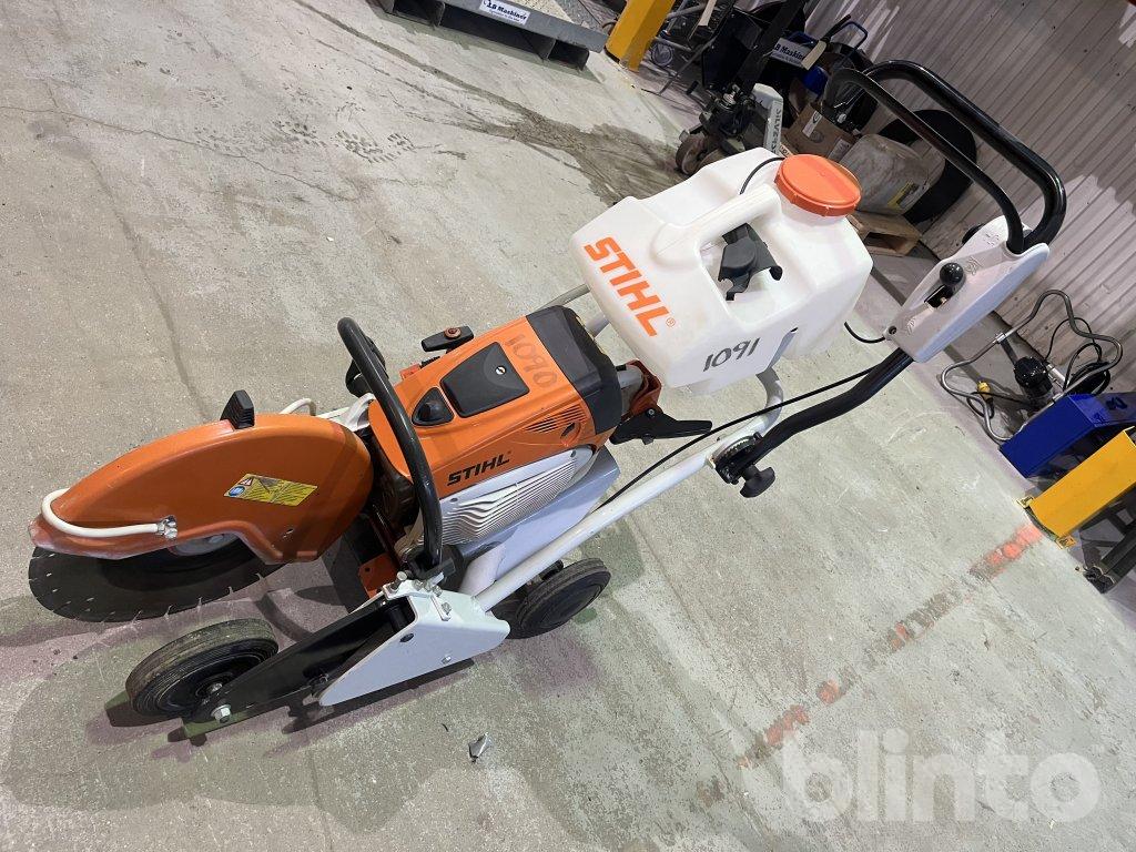 Motorkap - Stihl TS 800 med kapvagn FW20 | Blinto auktioner