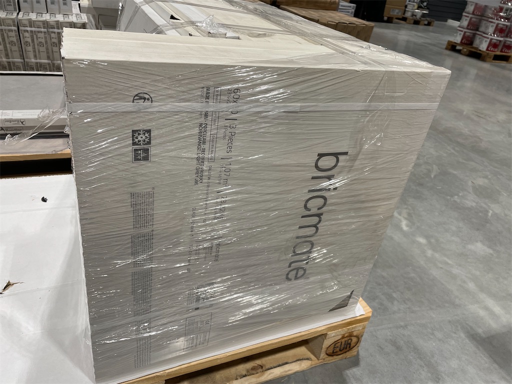 Kakelkeramik - Bricmate Norrvange light grey 60x60 | Blinto auktioner