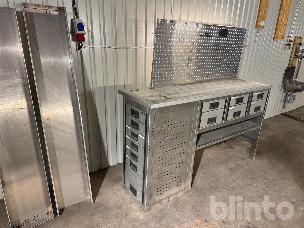 Verkstadsinredning - Aluca | Blinto auktioner