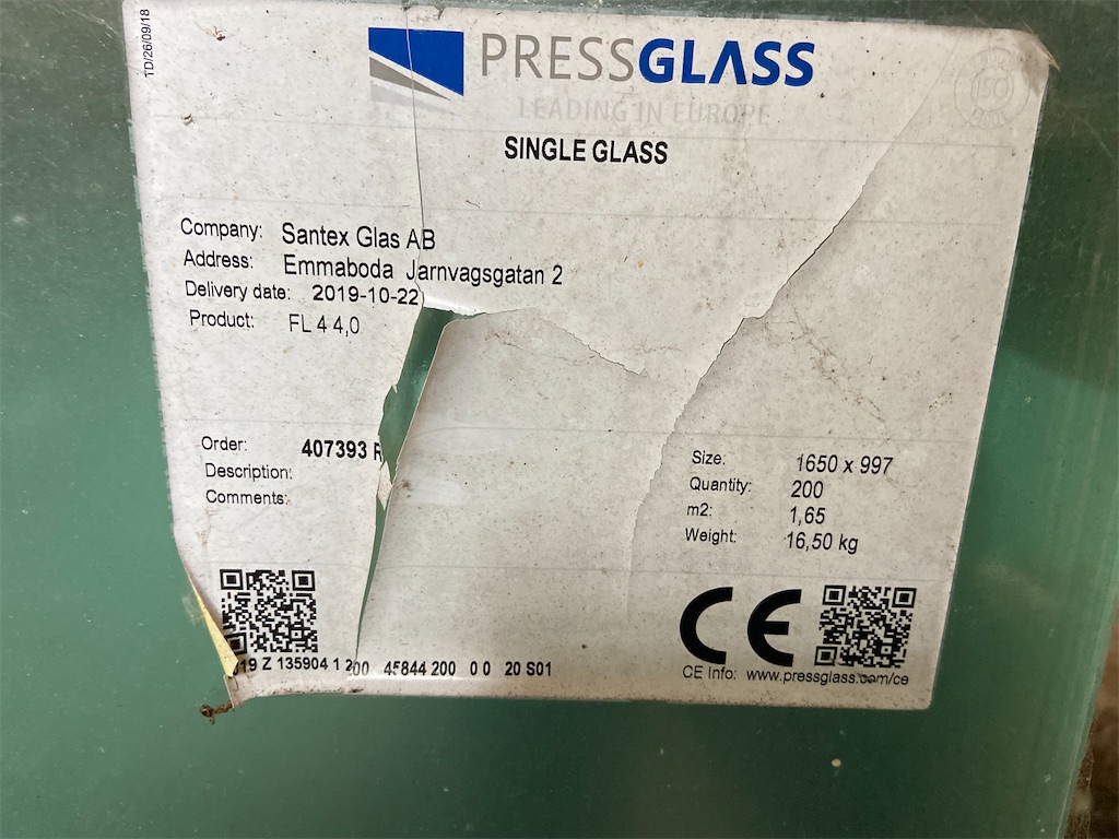 Växthusglas - Pressglass | Blinto auktioner