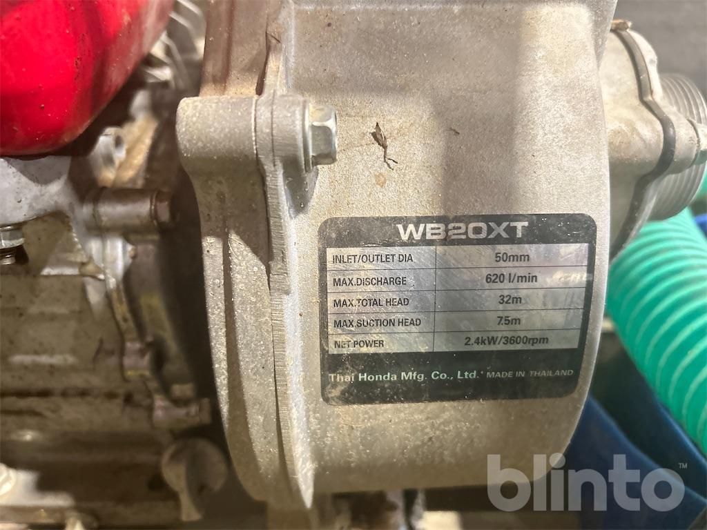 Vattenpump - Honda WB20XT | Blinto auktioner