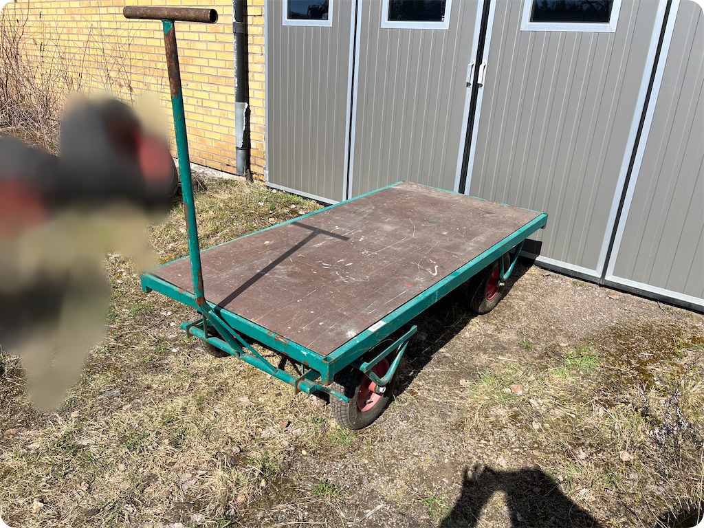 Materialvagn - 1000x2000mm | Blinto auktioner