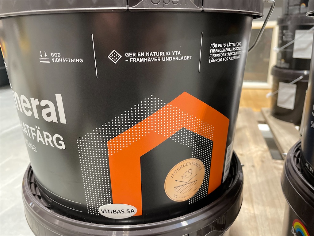 Silikatfärg - Beckers Mineral silikatfärg vit/Bas A 9 liter | Blinto ...