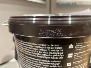 Fasadfärg - Beckers perfekt+ fasad Bas C 2,7 liter | Blinto auktioner
