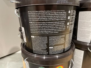 Fasadfärg - Beckers perfekt+ fasad Bas C 2,7 liter | Blinto auktioner