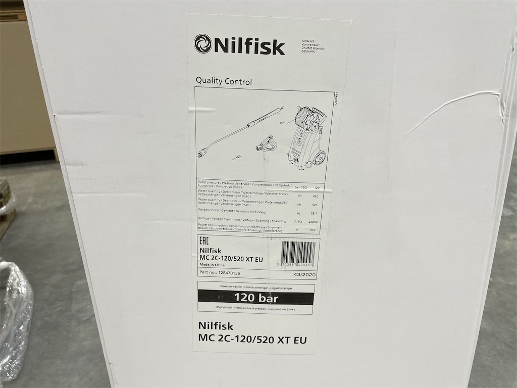 Högtryckstvätt - Nilfisk MC 2C- 120/540 XT | Blinto auktioner