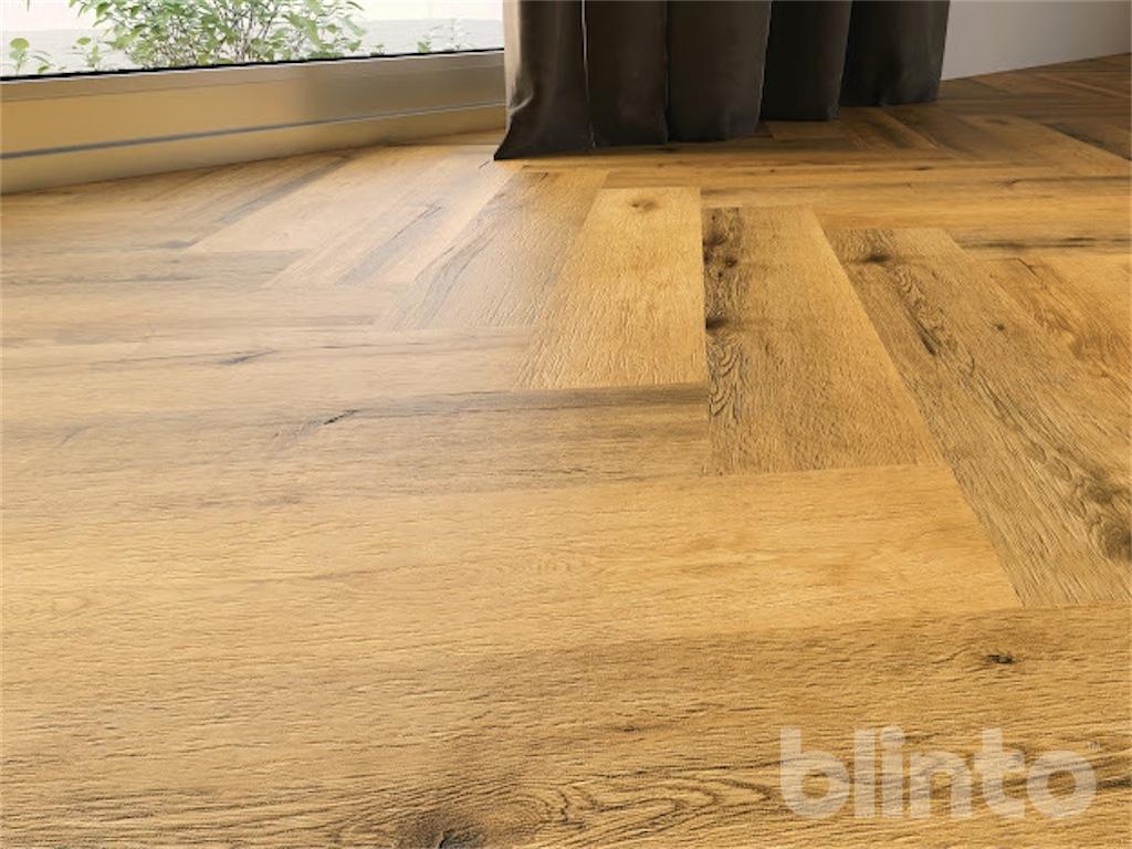 Vinylgolv - Fiskben Luxury Oak - 105 m2 | Blinto auktioner