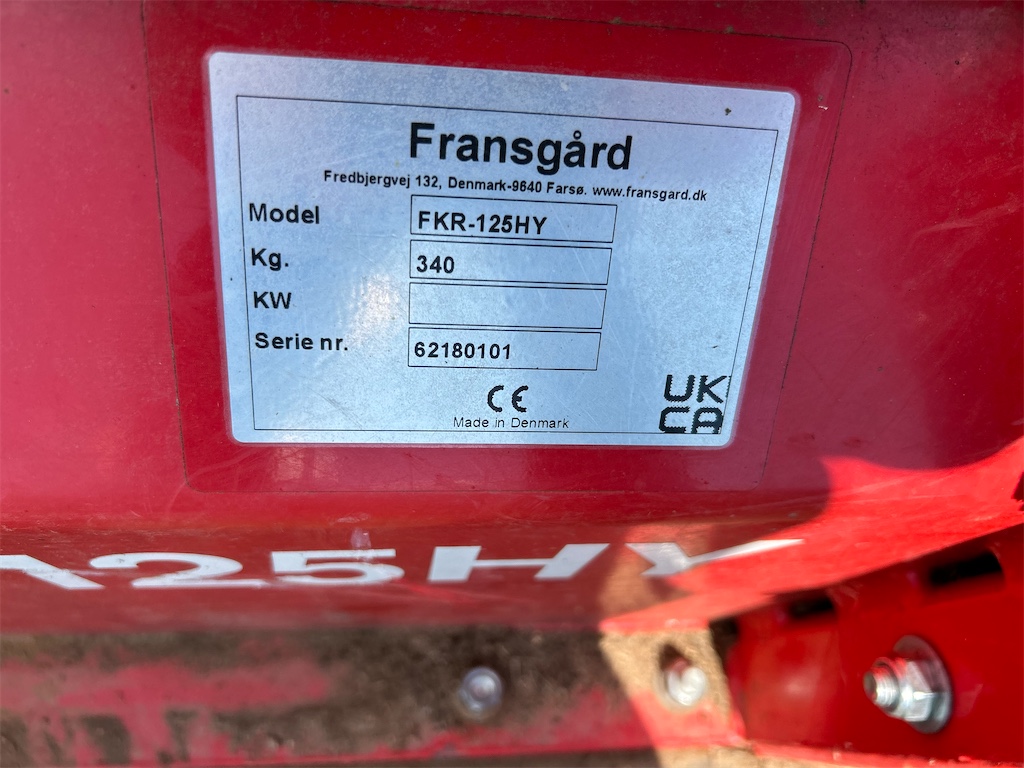 Kättingröjare - Fransgård FKR-125HY | Blinto auktioner