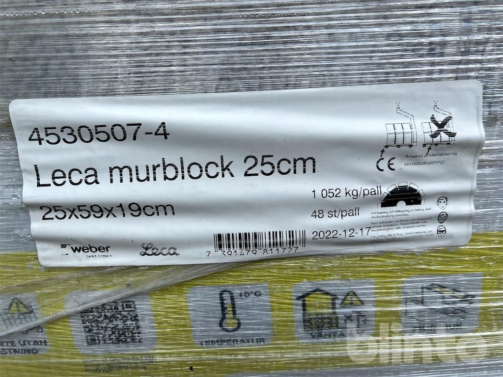 Leca murblock 48st - Weber | Blinto auktioner