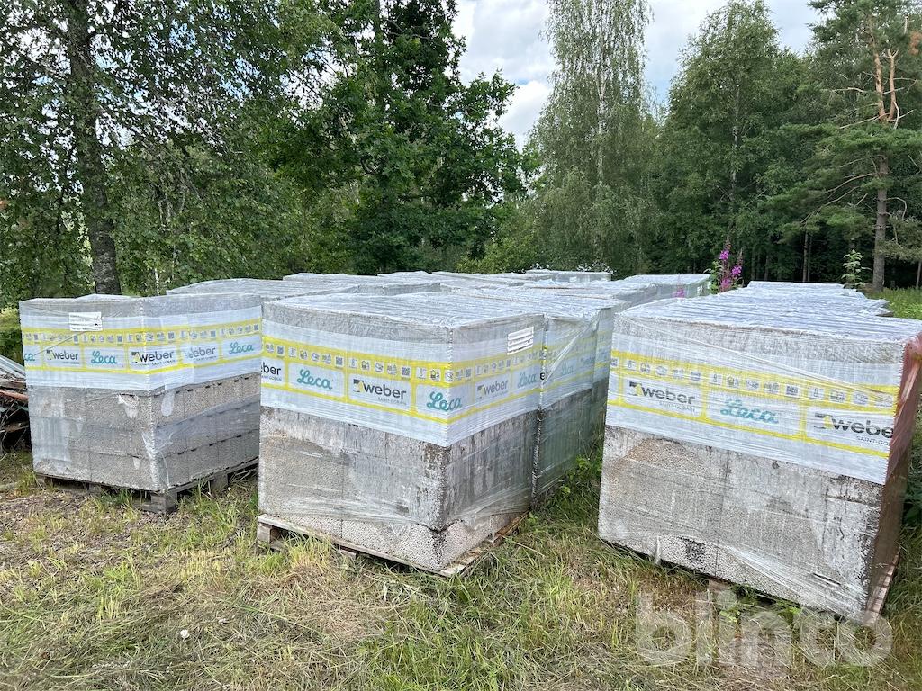 Leca murblock 48st - Weber | Blinto auktioner
