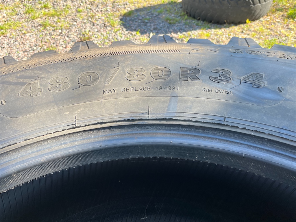 Entreprenaddäck - 480/80R34 | Blinto auktioner