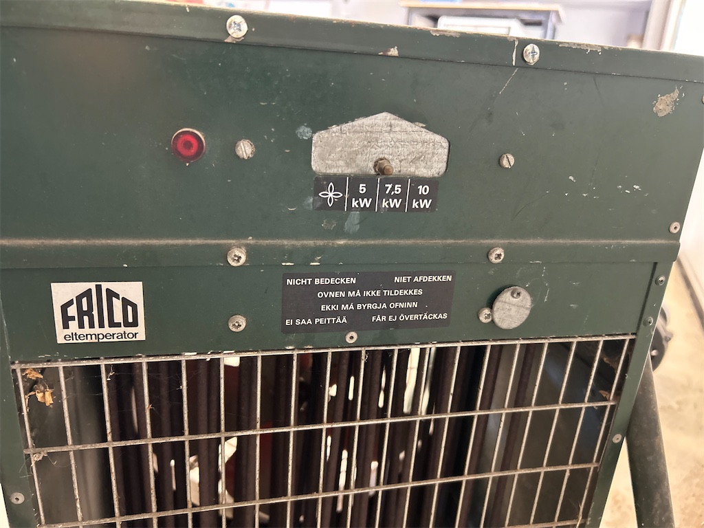 Byggfläkt frico - Frico eltemperator | Blinto auktioner
