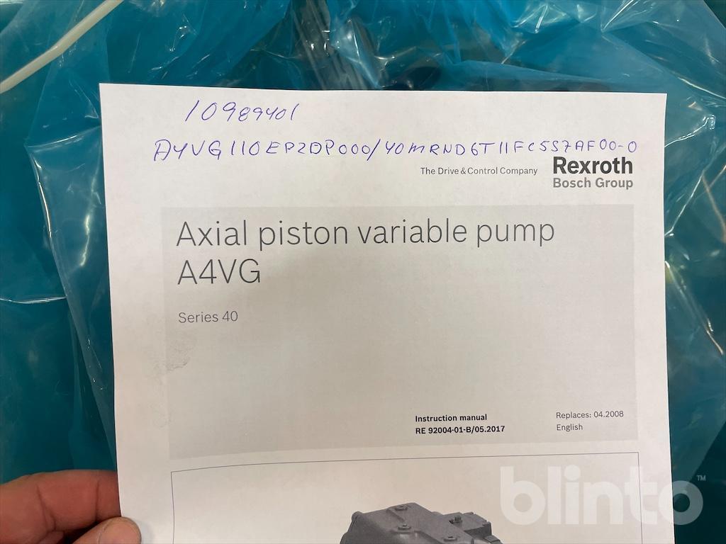 Hydrostatpump - Rexroth A4VG110 | Blinto auktioner