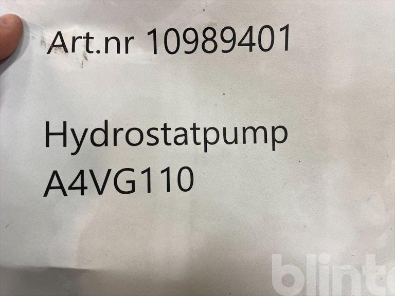 Hydrostatpump - Rexroth A4VG110 | Blinto auktioner
