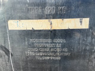 Plasttank - Mobitainer 1000 liter | Blinto auktioner