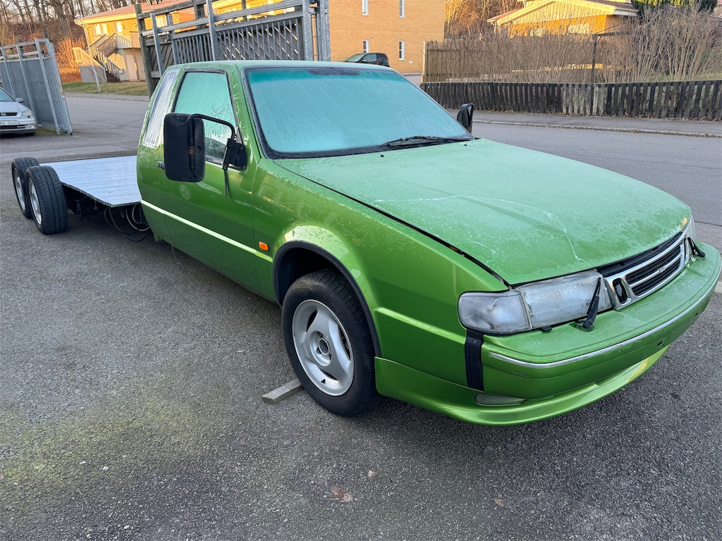 Biltransport - SAAB 9000 Wiman | Blinto auktioner