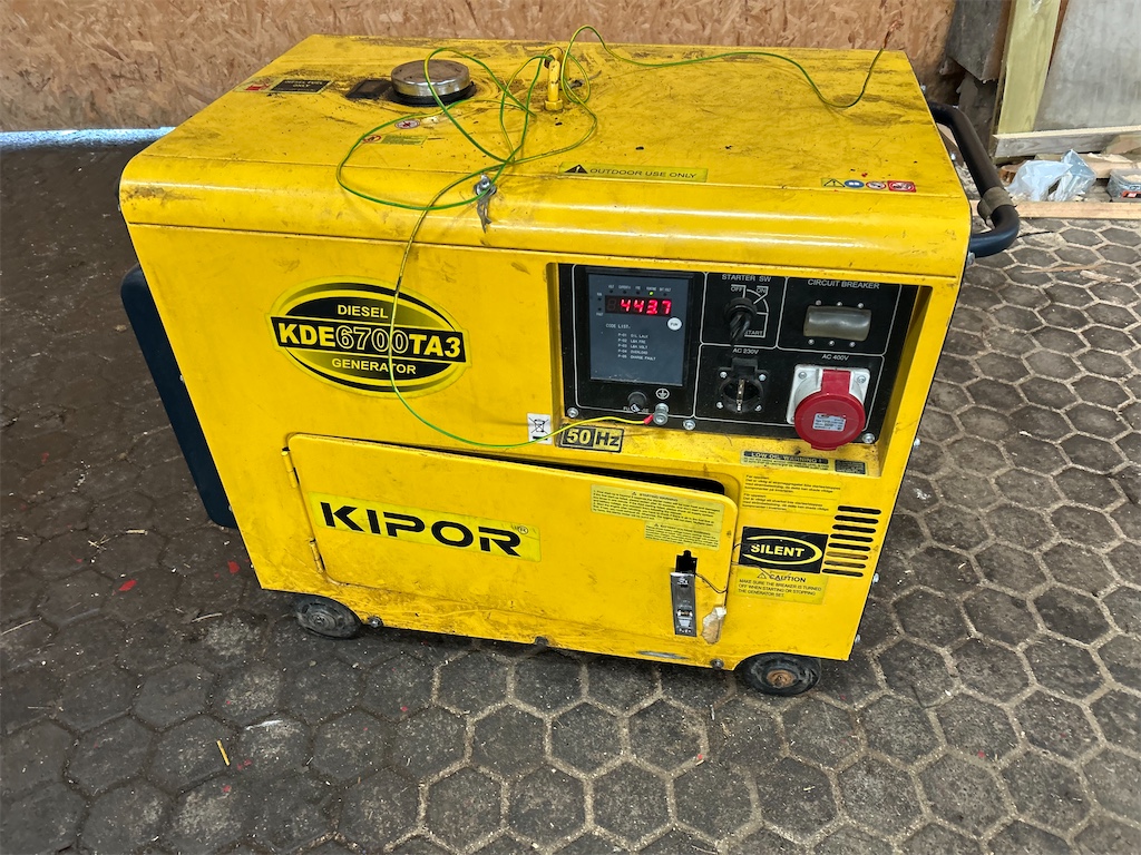 Elverk - Kipor KDE 6700 TA3 | Blinto auktioner