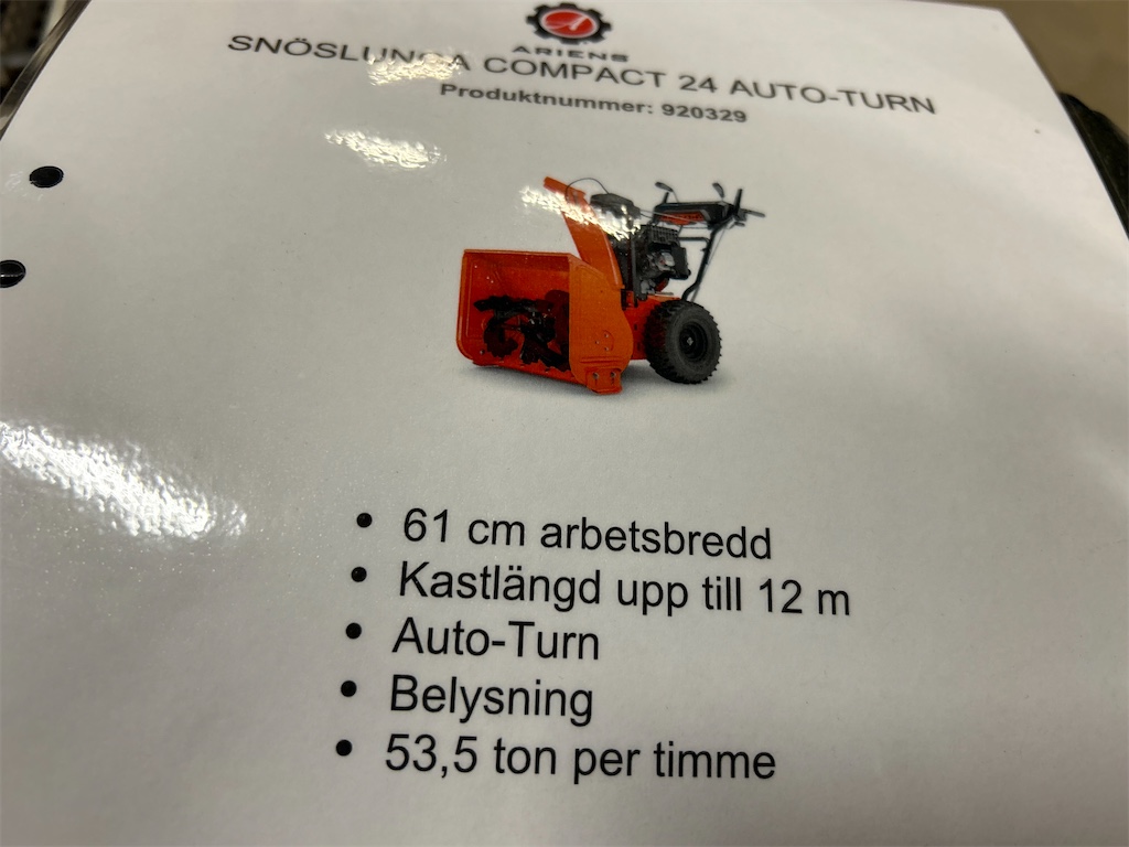 Snöslunga - Ariens | Blinto auktioner