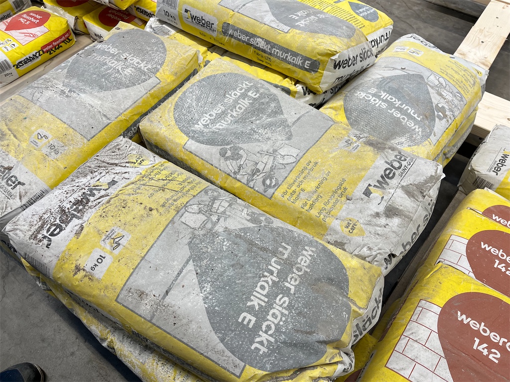 Kalkbruk - Webercal 142 | Blinto auktioner