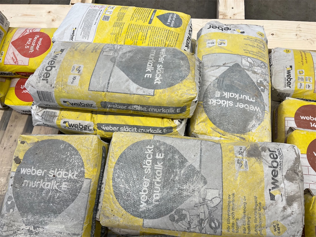 Kalkbruk - Webercal 142 | Blinto auktioner