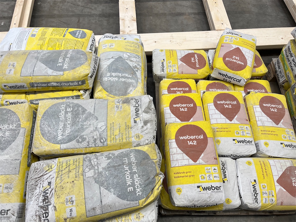 Kalkbruk - Webercal 142 | Blinto auktioner