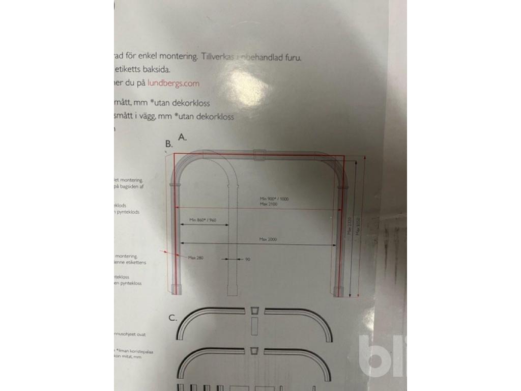 Portaler - 2 st | Blinto auktioner