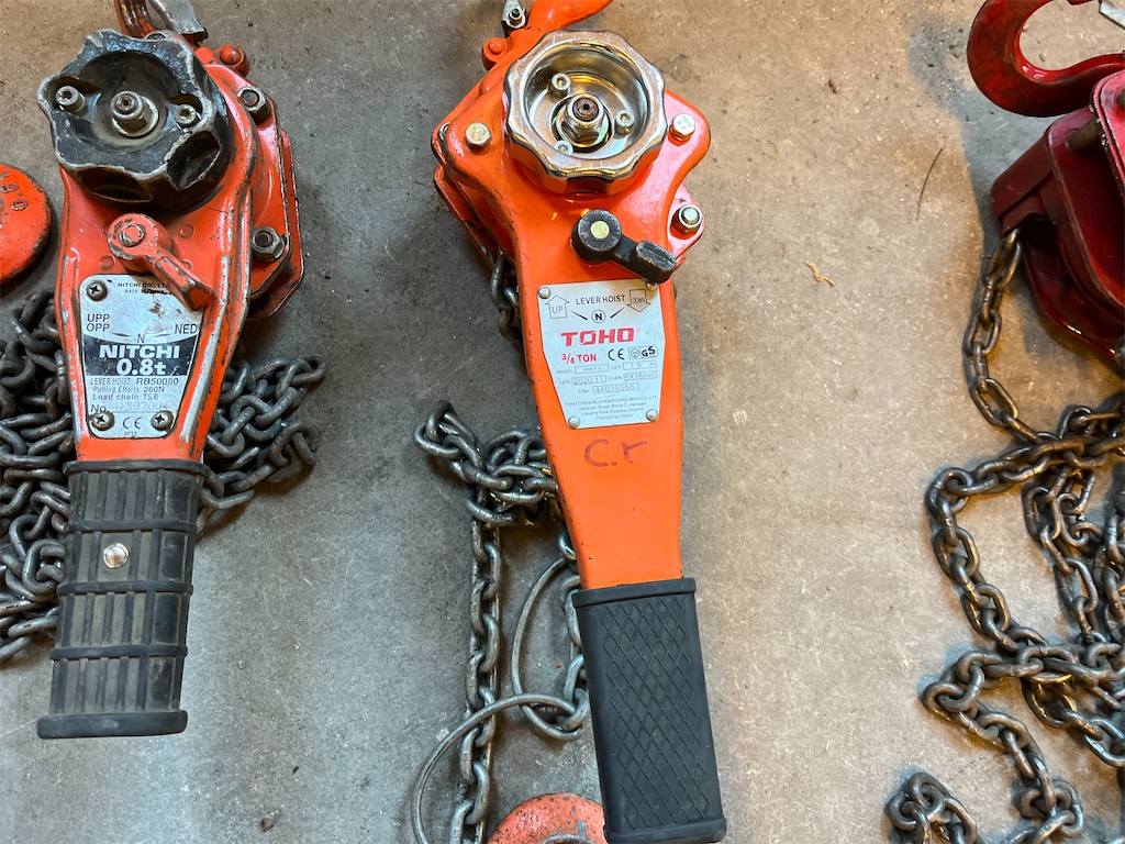 4st Lyftblock - 1st 20 tons domkraft | Blinto auktioner