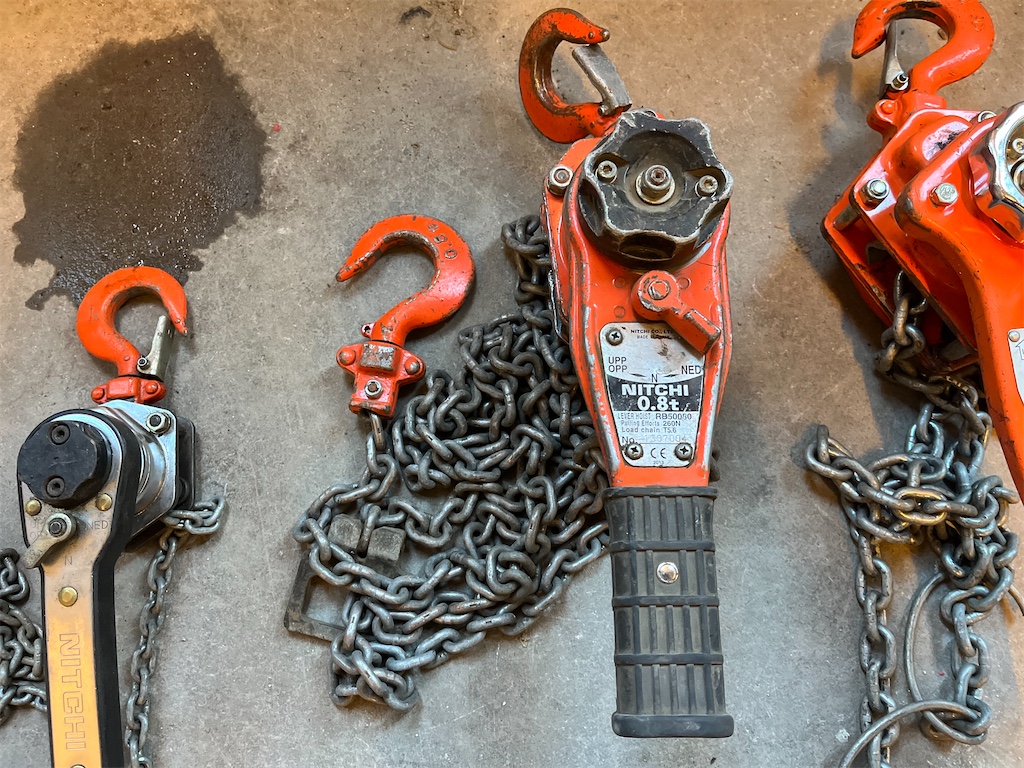 4st Lyftblock - 1st 20 tons domkraft | Blinto auktioner