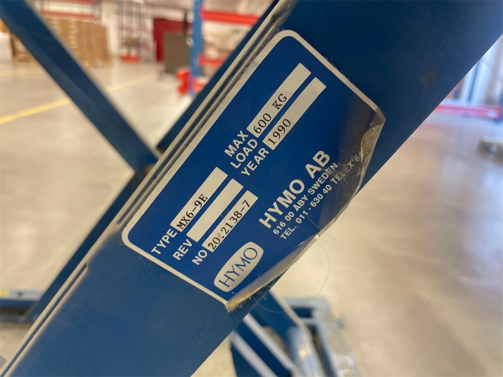 Lyftbord - Hymo MX6-9E | Blinto auktioner