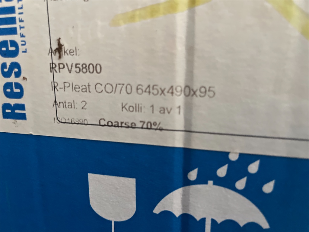 Filter - Resema Camfil | Blinto auktioner