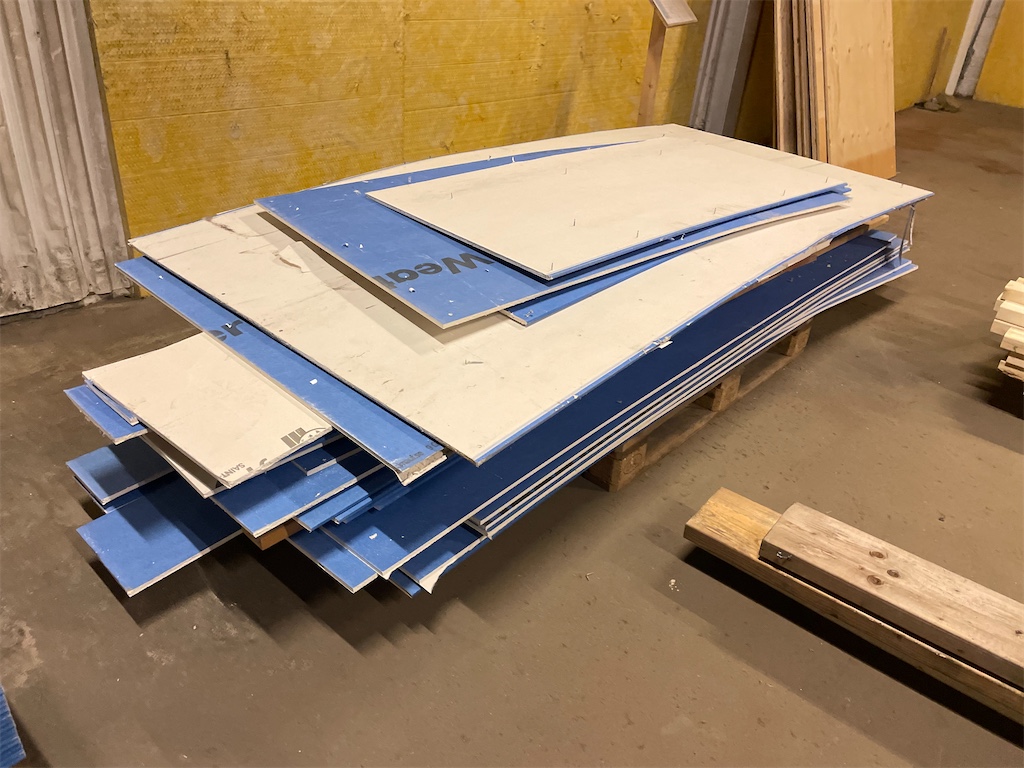 Utvtvändig gips - Norgips Weatherboard 365 2700x 1200 mm | Blinto auktioner