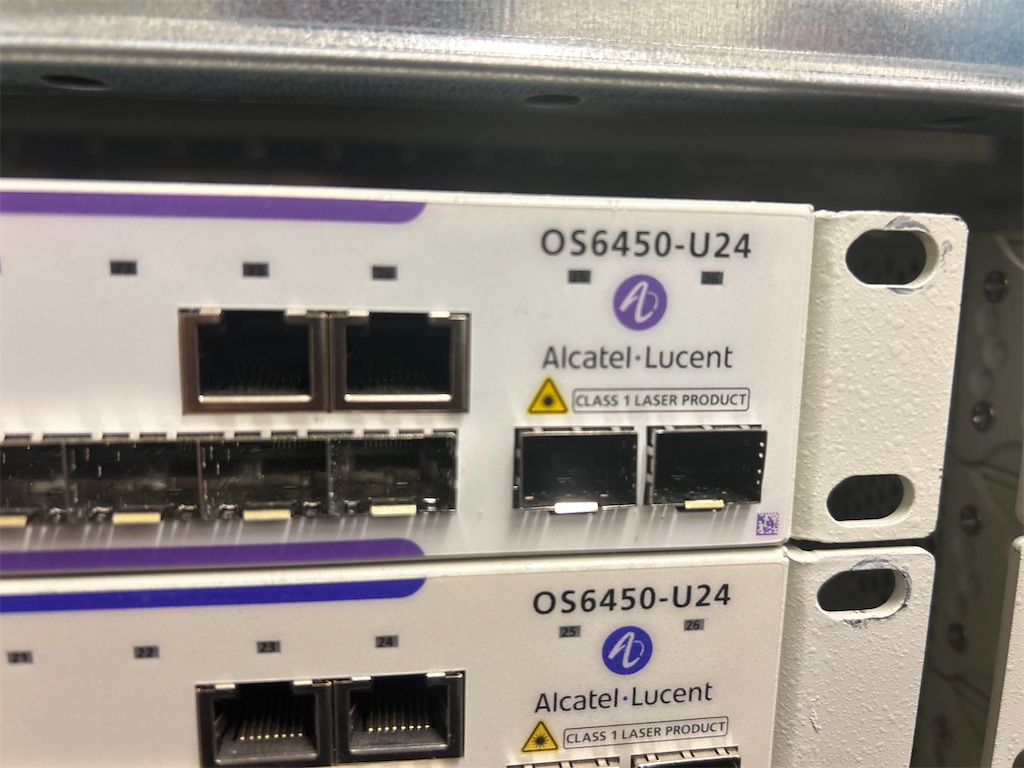 FIBER - Alcatel Lucent OS6450-U24 | Blinto auktioner