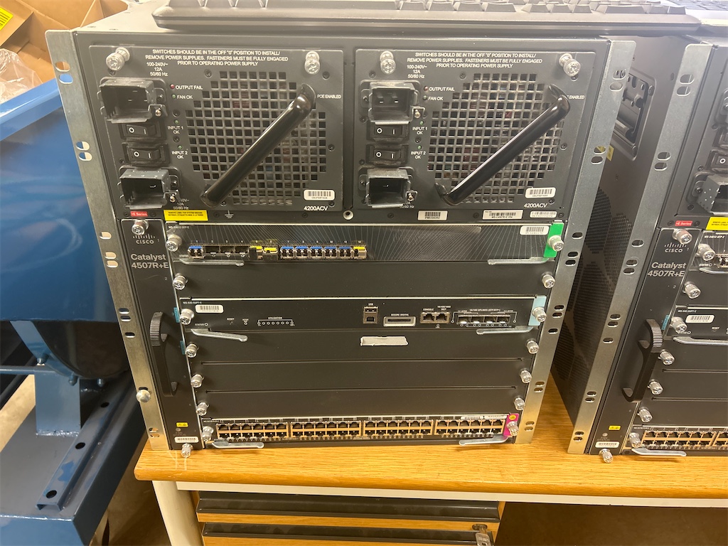 FIBER - CISCO CATALYST 4507R+E | Blinto auktioner