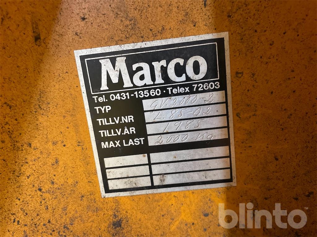Pallyftare - MARCO 2000kg | Blinto auktioner
