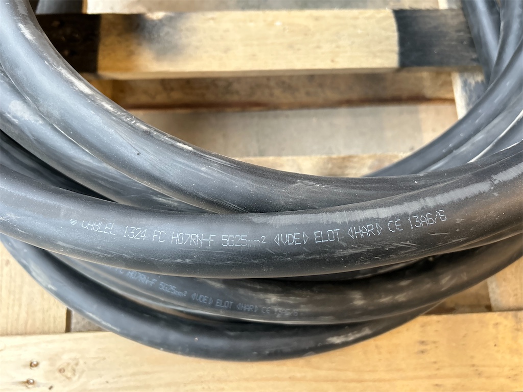 Kraftkabel - H07RN-F 5G25 20 m | Blinto auktioner