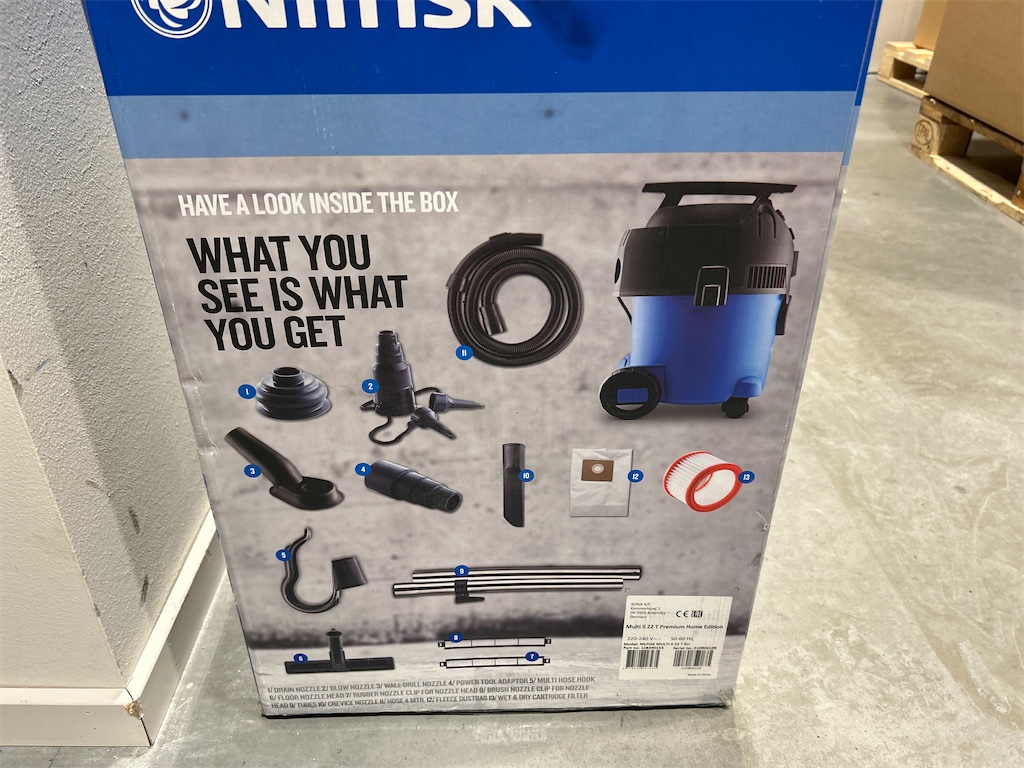 Grovdammsugare - Nilfisk Multi II 22 | Blinto auktioner