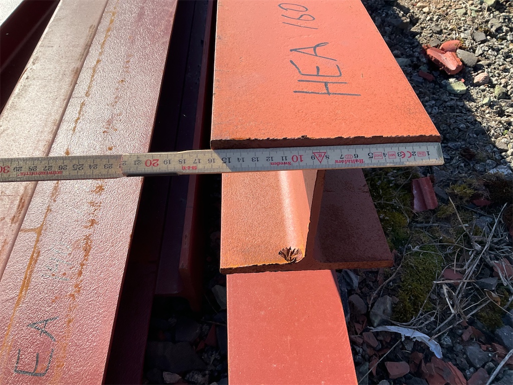 Stålbalk - HEA 160 | Blinto auktioner