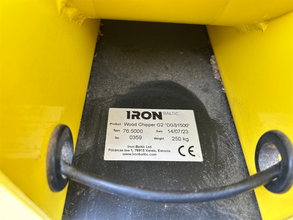 Flishugg - Iron Baltic Wood Chipper G2 DGS1500 / 76.500 | Blinto auktioner