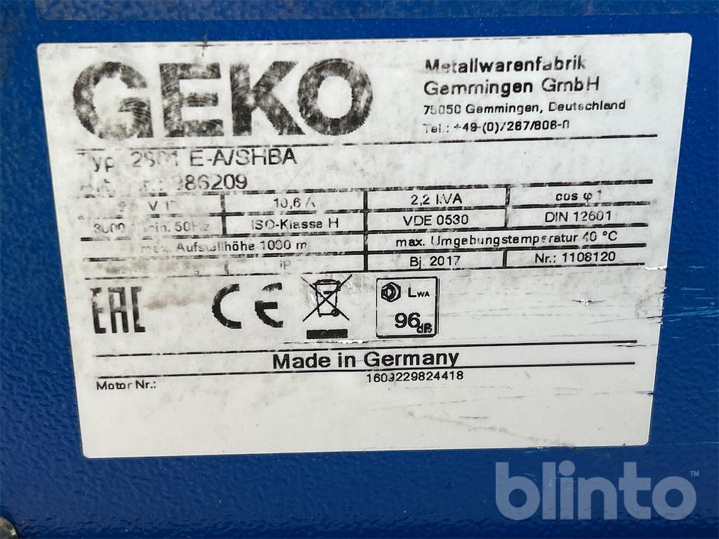 Elverk - Geko 2801 | Blinto auktioner