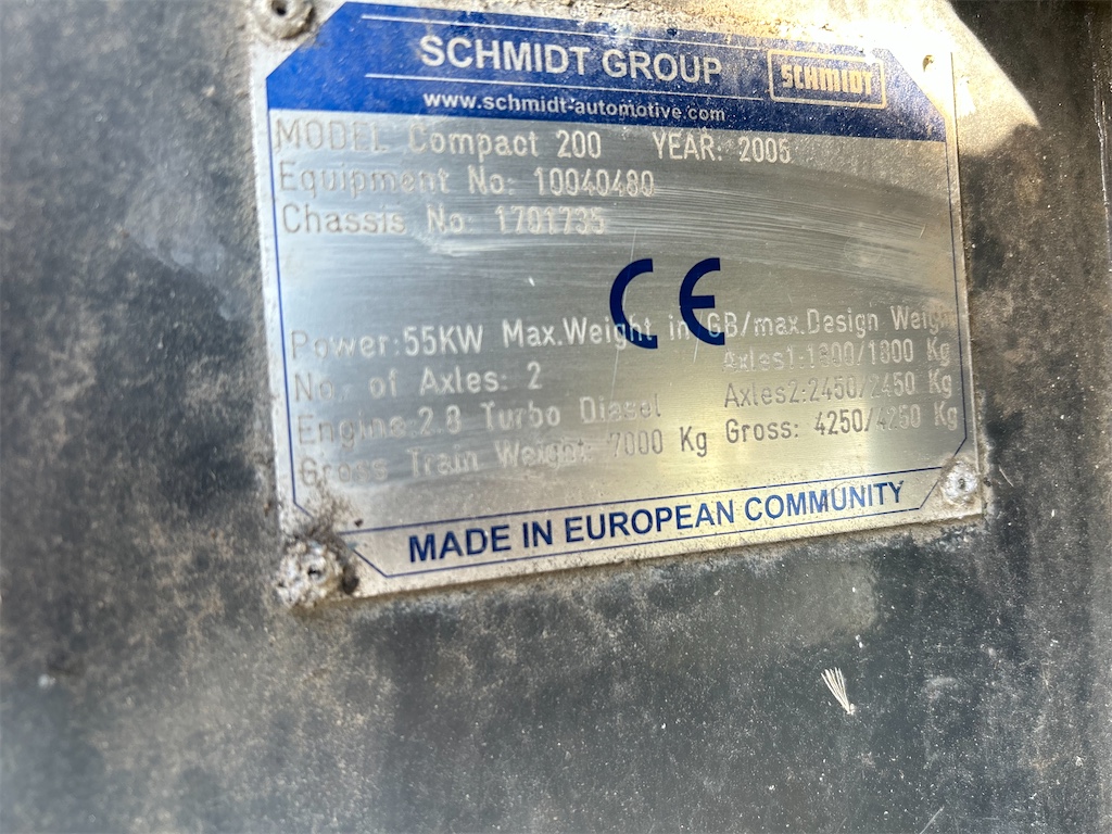 Sopmaskin - Schmidt Compact 200 | Blinto auktioner