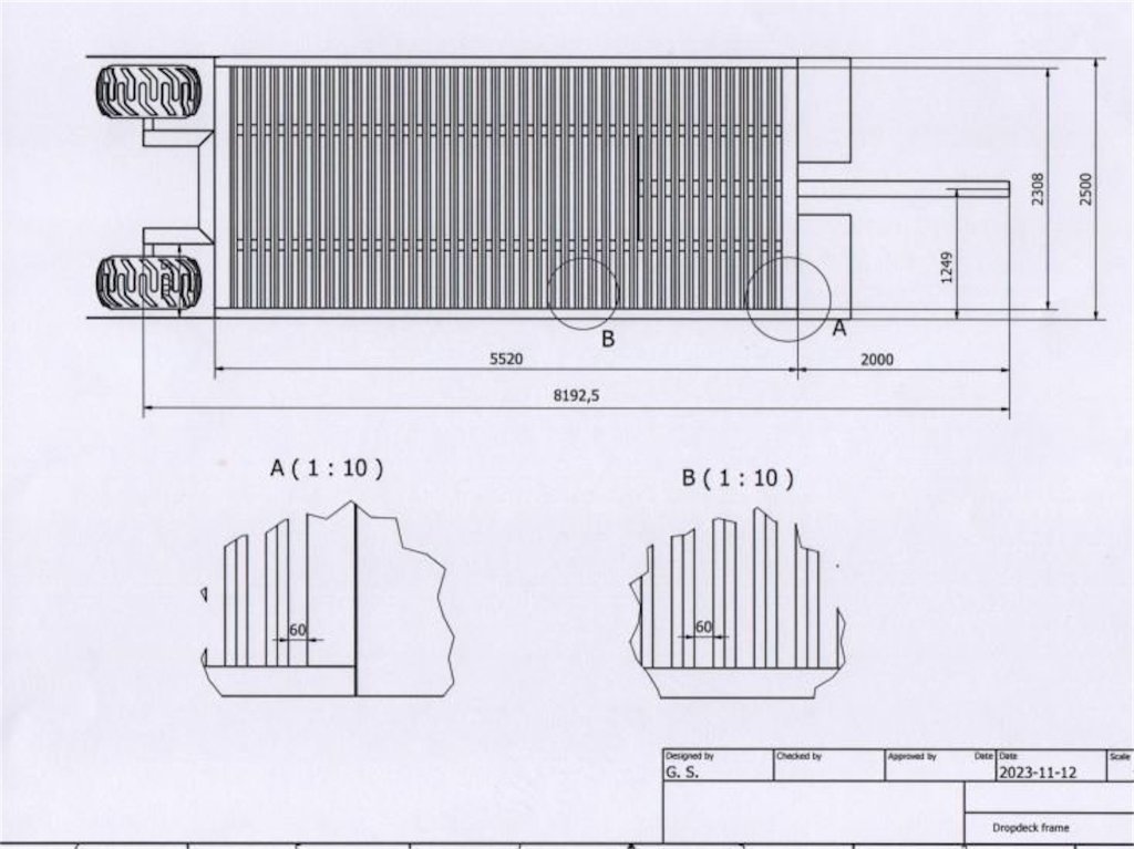 Maskintrailer - Swed-Trailer DD-8-55 | Blinto auktioner