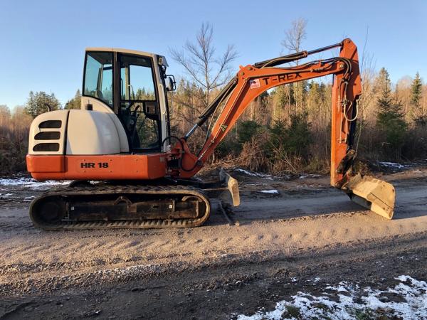 Bandgrävare - Schaeff-Terex HR18, 2006, nyservad | Blinto auktioner
