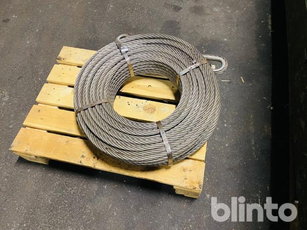 Vajer (oanvänd) - 100 m rostfri vajer | Blinto auktioner