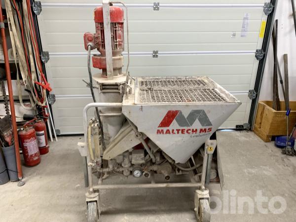 Putsmaskin - MALTECH M5 | Blinto auktioner