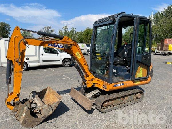Grävmaskin - Hanix H15B Plus-2 | Blinto auktioner