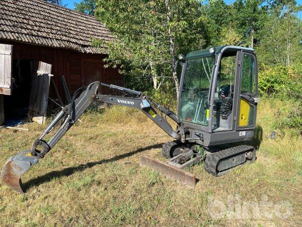 Minigrävare - Volvo EC 18D | Blinto auktioner