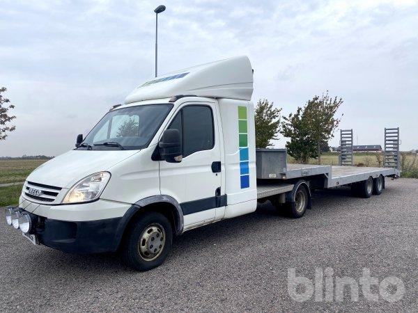 DRAGBIL MED TRAILER - IVECO | Blinto auktioner