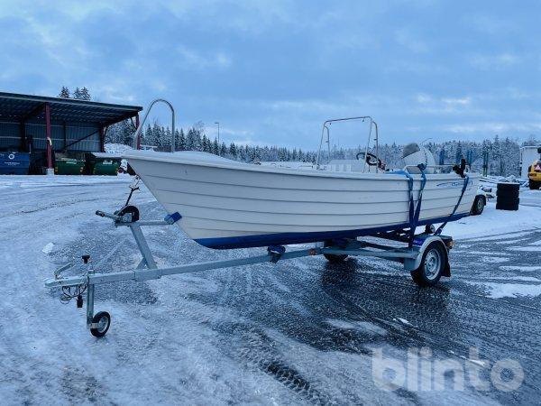 Styrpulpetbåt - Crescent 465 med Honda 40 hk | Blinto auktioner