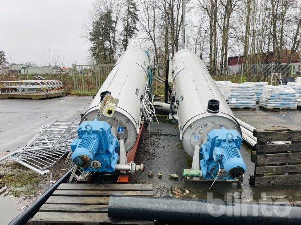 Skruvpress - 2 st Huber Rotamat Slamvattenanläggning RoS 3 | Blinto ...